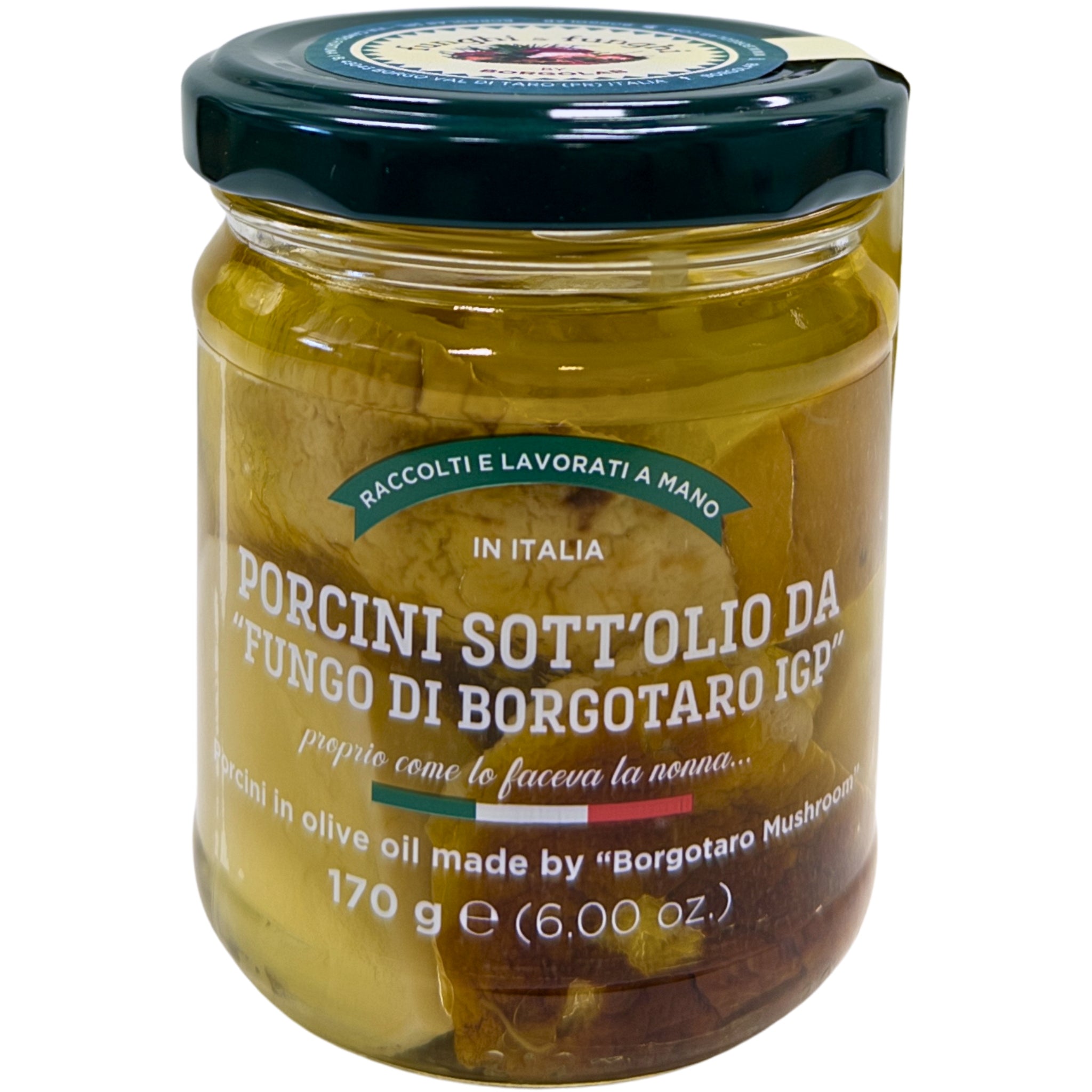 Porcini Mushrooms in Oil - Borgotaro Mushrooms | ParmaShop.com